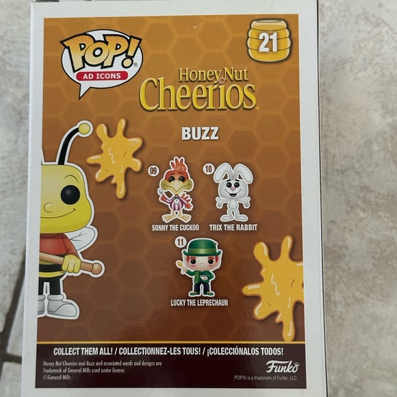 Funko | Other | Funko Pop Ad Icons Honey Nut Cheerios Buzz The Bee ...